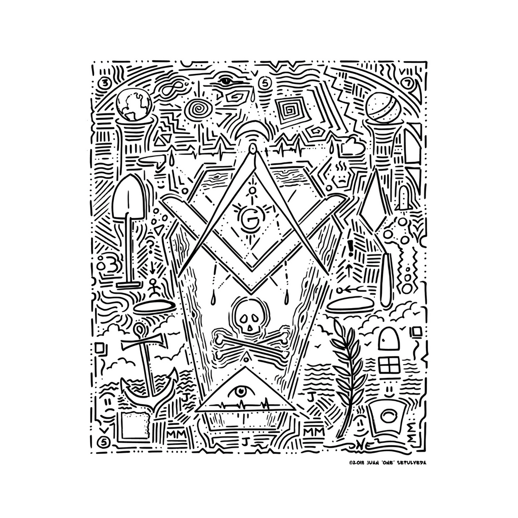 Masonic Pop Art | Master Mason - Thewindingstairs – The Winding Stairs