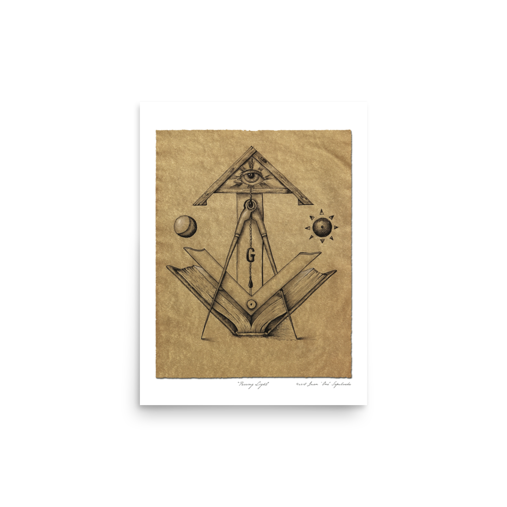 Masonic Light | Passing Light | Fellowcraft Artwork – The Winding Stairs